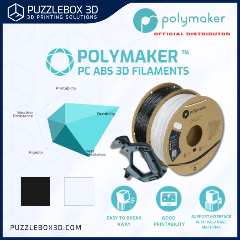 Polymaker PC-ABS 3D Printing Filament - Puzzlebox 3D Solutions